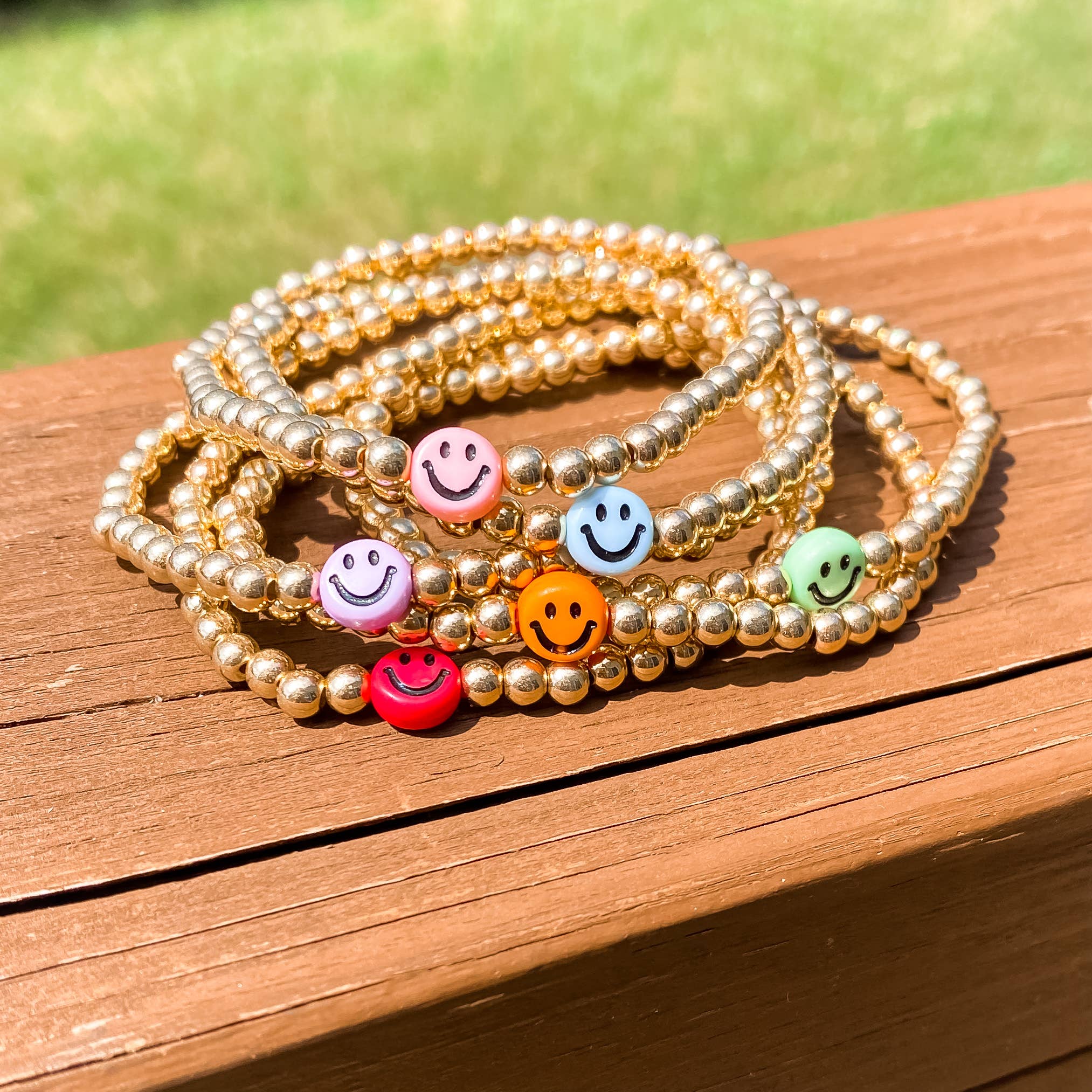 Smiley Face Bracelet – Drake's Bower Boutique